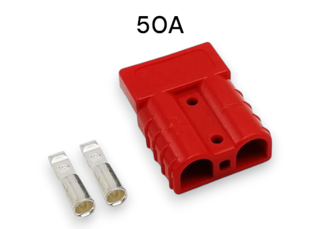 50A - ANDERSON PLUG KIT - RED – Bright Beam Designs